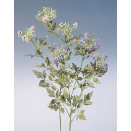 Fake flower garlic mustard DARIK, light pink, 24"/60cm