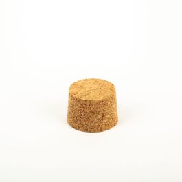 Conical cork stopper SERILDA made of agglomerated cork, natural, 1"/2 ...