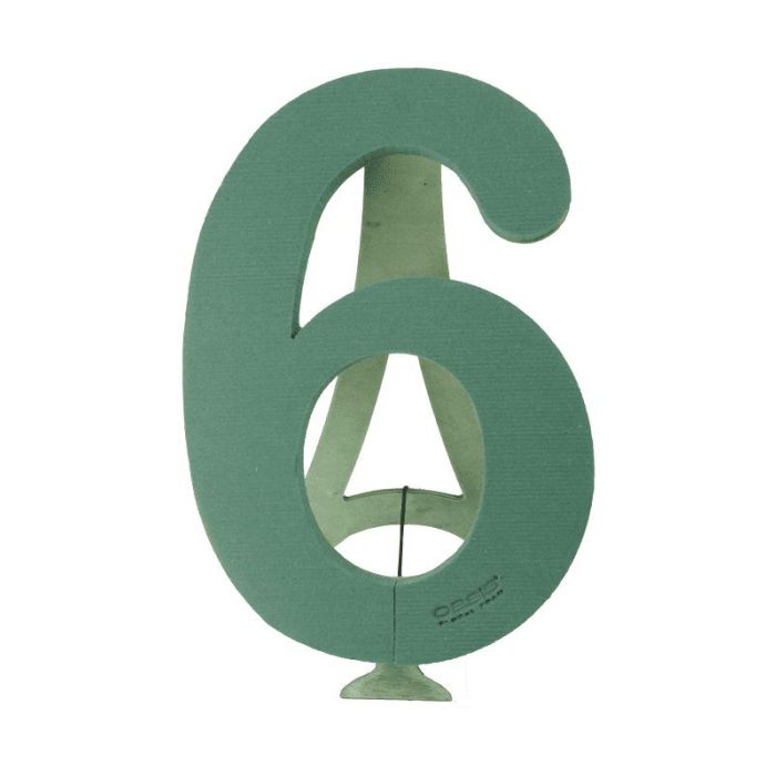 OASIS Wet floral foam Number 6 SHARNA, Bioline wooden base, wooden ...