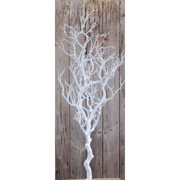 Artificial pear tree branch ARTHAS, white, 4ft/120cm