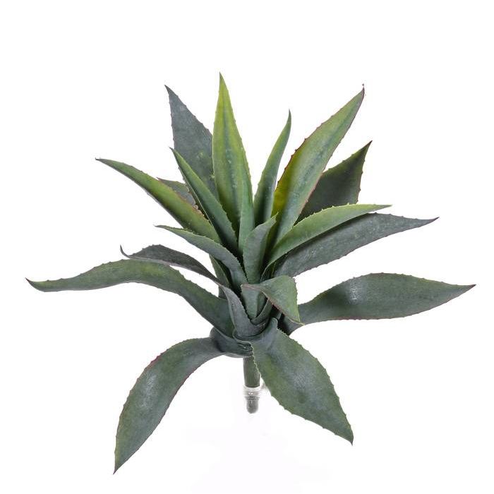 False aloe AFSANA, on spike, green, 30cm, Ø20cm - Fake succulents