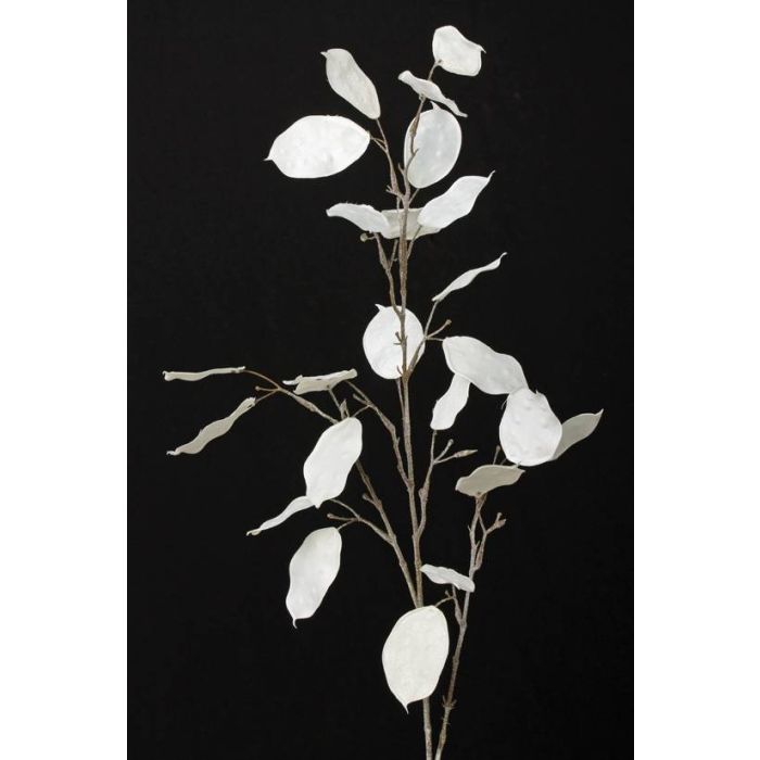 Artificial Lunaria spray / Honesty TROND, glittering and frosted ...
