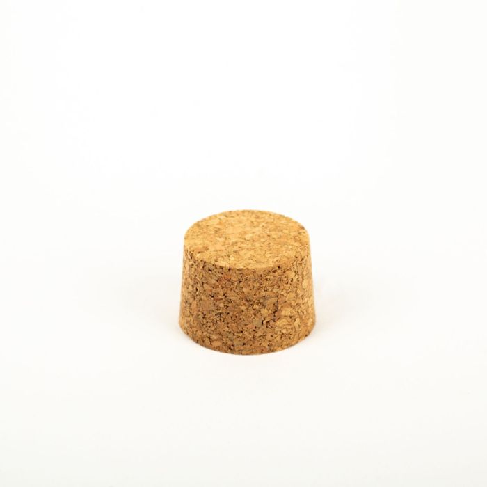 Conical cork stopper SERILDA made of agglomerated cork, natural, 1"/2 ...